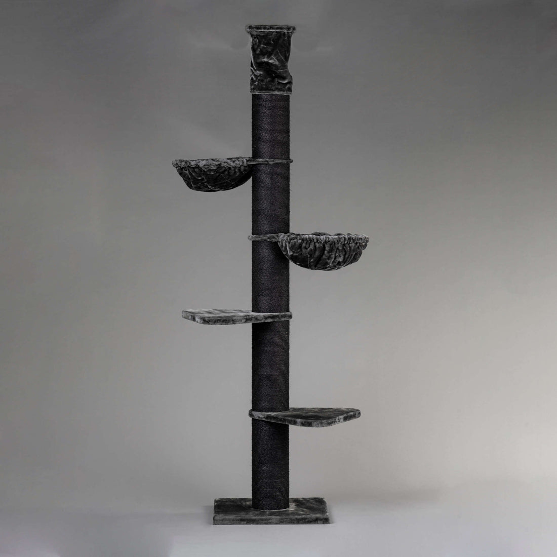 Cat Tree for large cats Big Cat Tower (Blackline Dark Grey ...