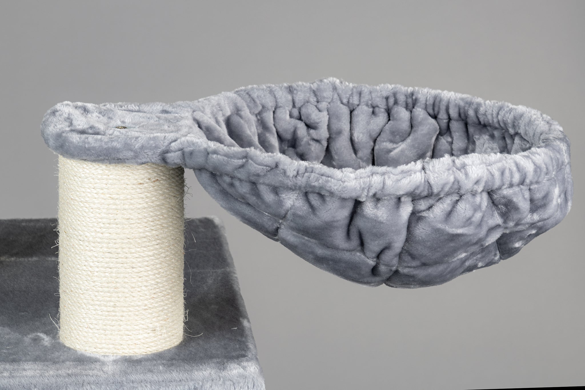 Cat Tree for large cats Cat Paradise (Light Grey) - CatTreeKing USA