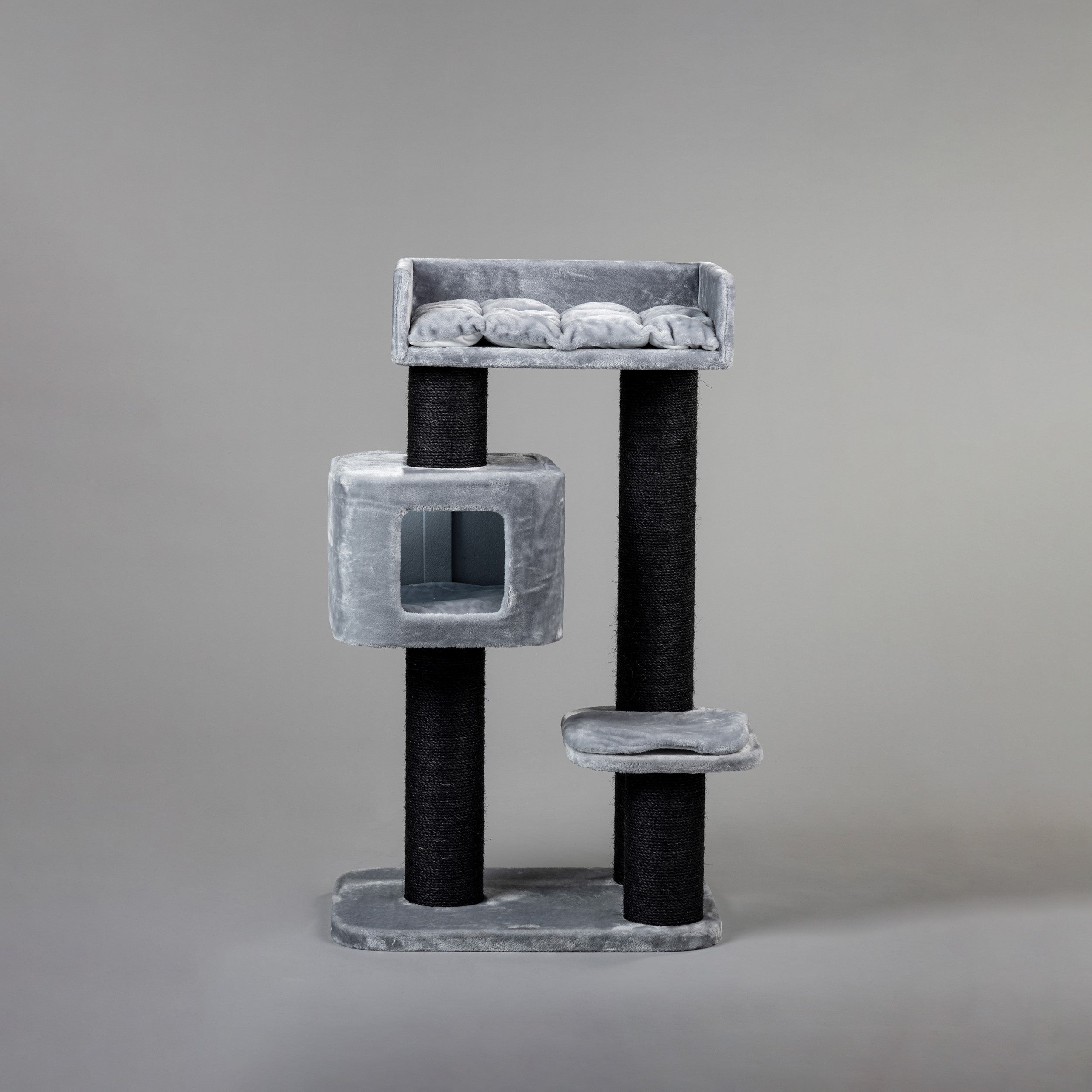 Cat Tree for Large Cats Big Cat Palace (Dark Grey) - CatTreeKing USA