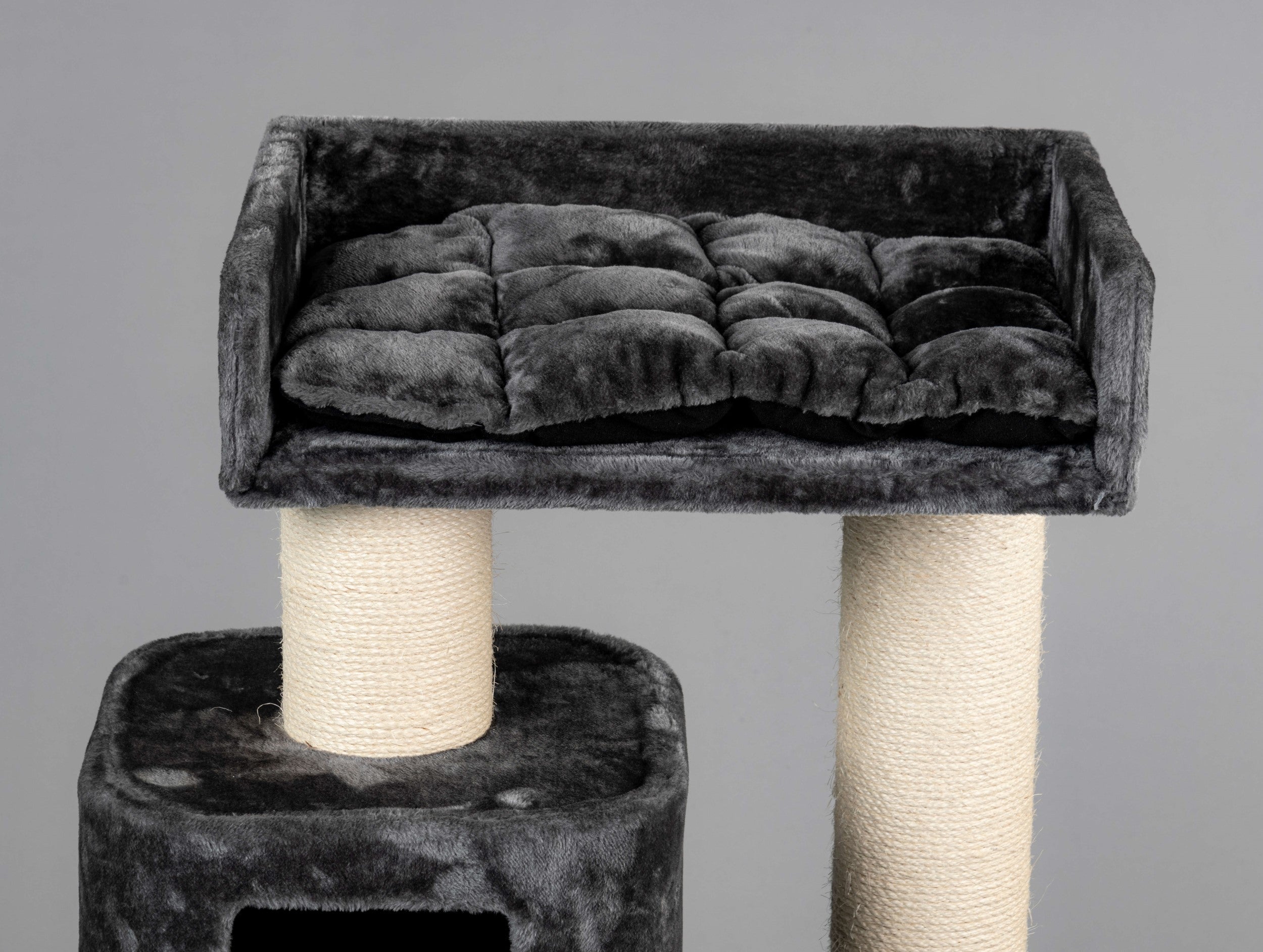 Cat Tree for Large Cats Big Cat Palace (Dark Grey) - CatTreeKing USA
