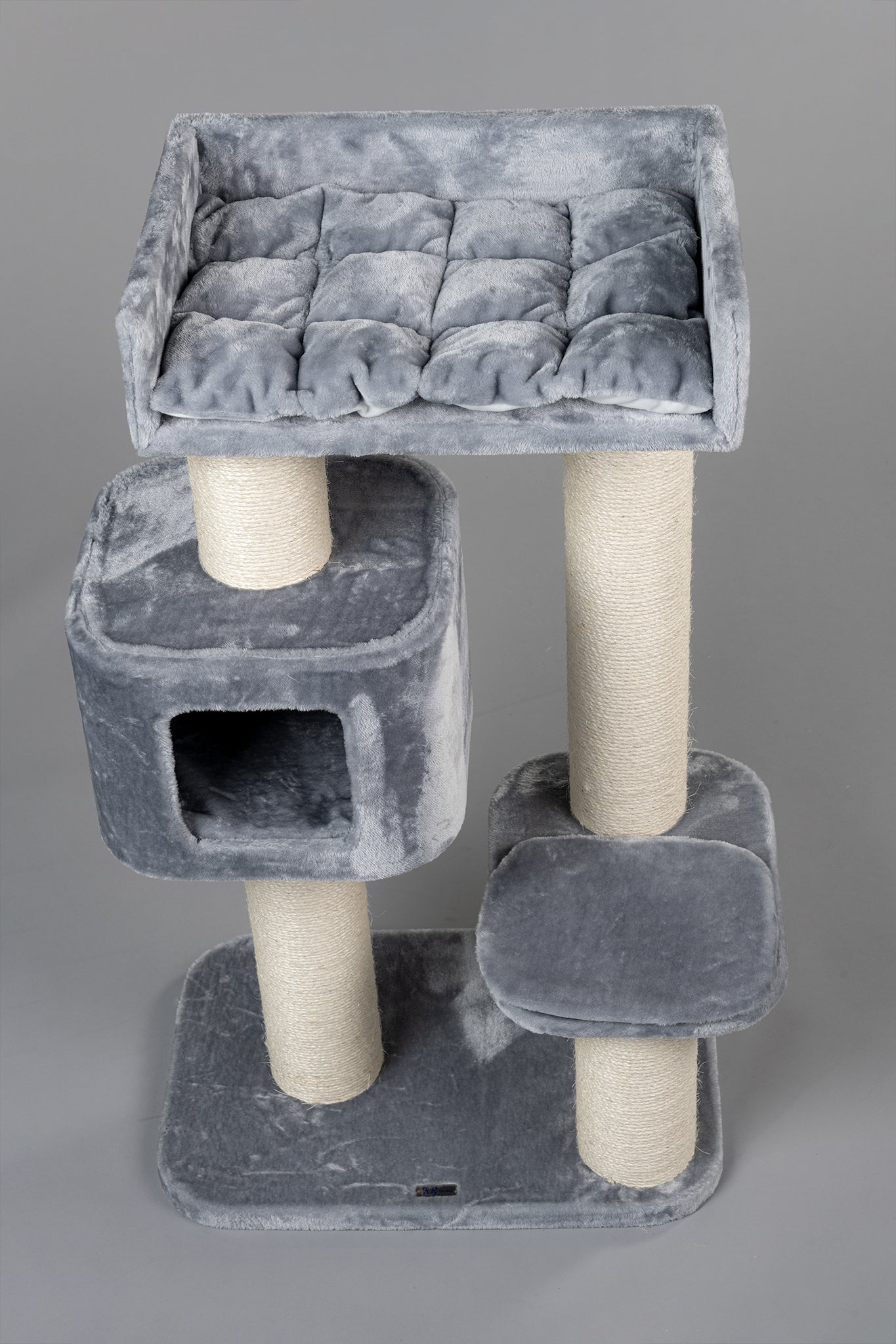Cat Tree for large cats Big Cat Palace (Light Grey) - CatTreeKing USA ...