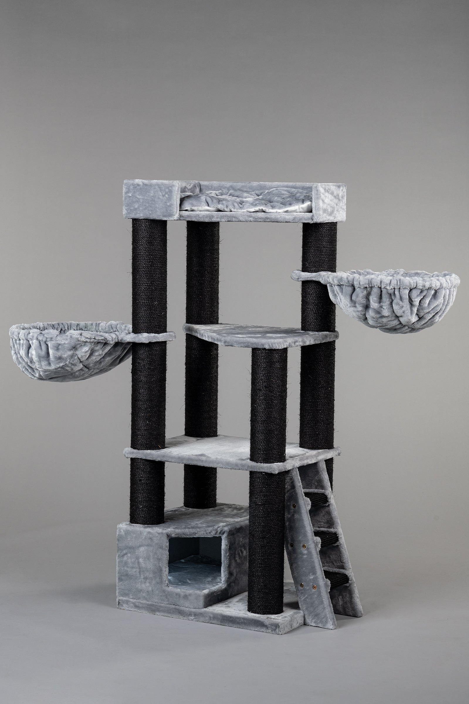 Cat Tree for large cats Corner Cat XXL (Blackline Light Grey ...
