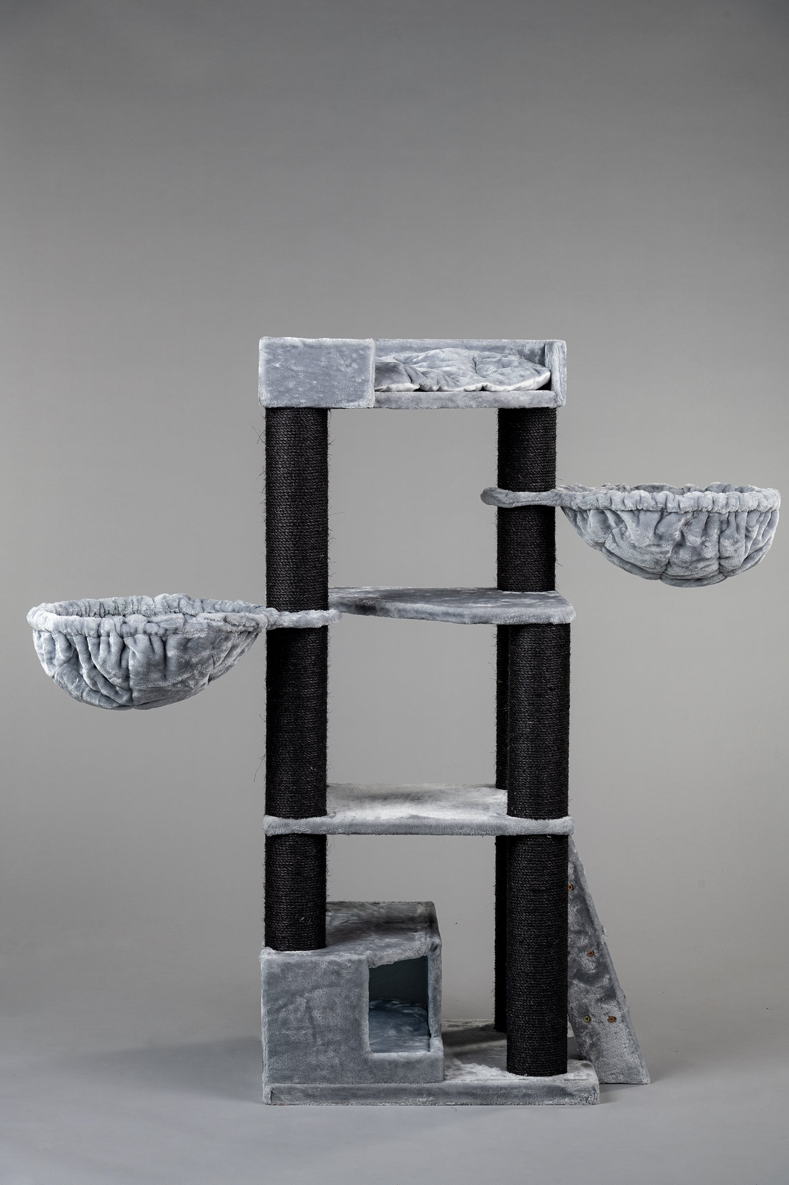 Cat Tree for large cats Corner Cat XXL (Blackline Light Grey ...
