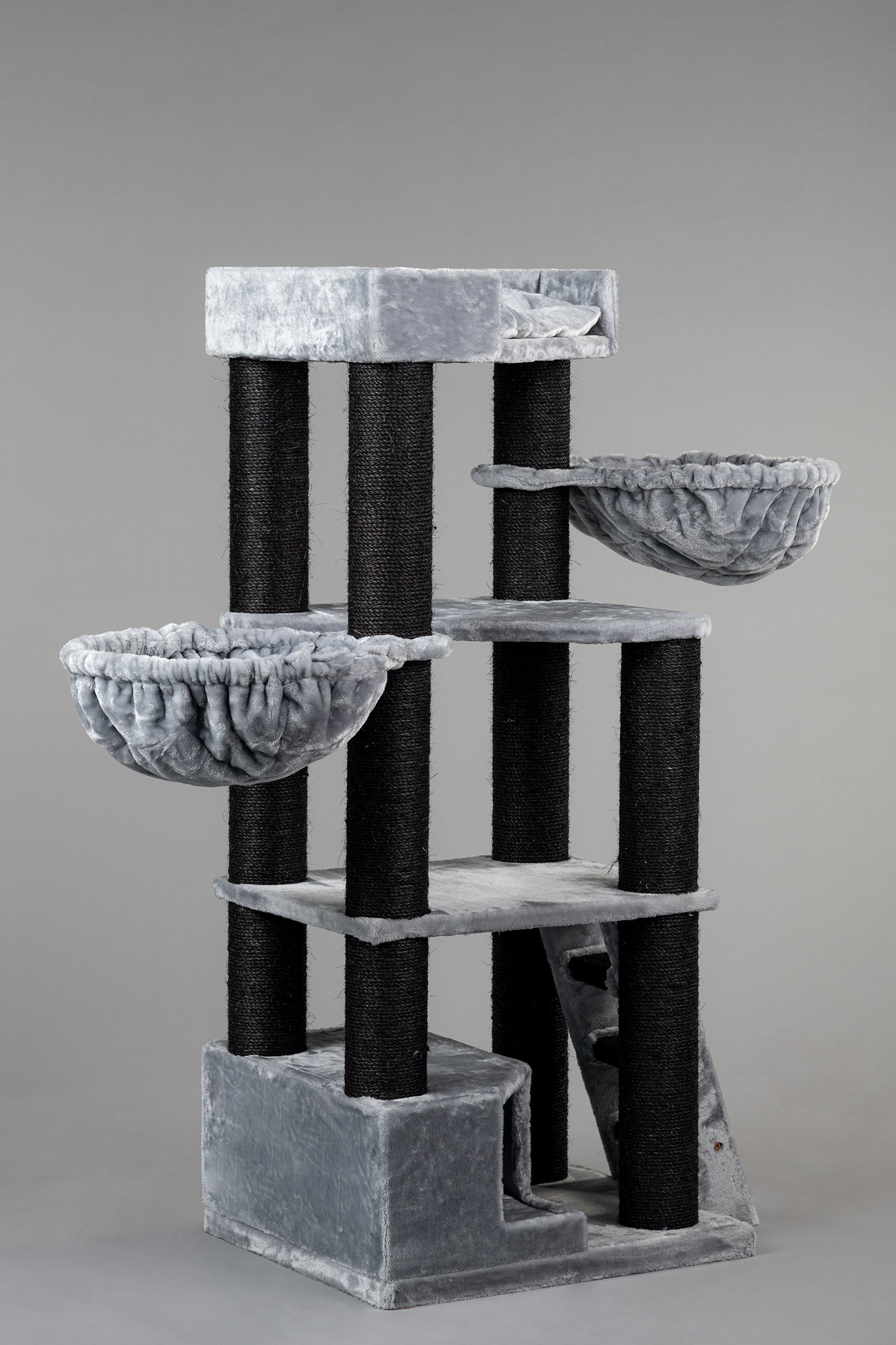 Cat Tree for large cats Corner Cat XXL (Blackline Light Grey ...